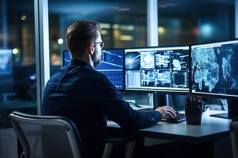 Premium Photo Cyber Security Concept Ai Generative