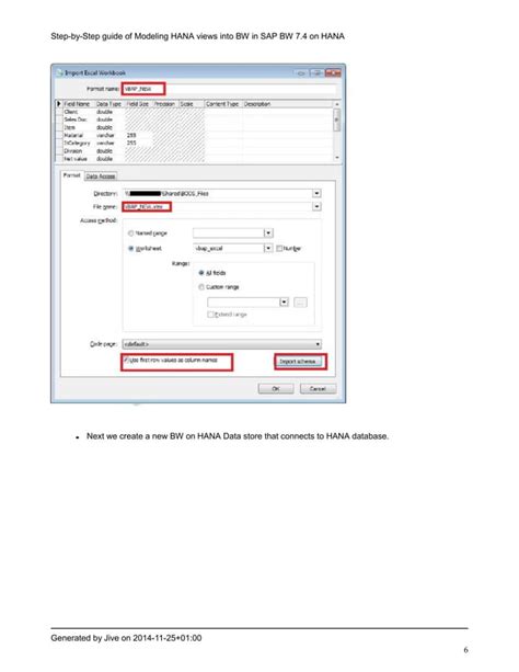 Step By Step Guide Of Modeling Hana Views Into Bw In Sap Bw 7 4 On Hana Pdf
