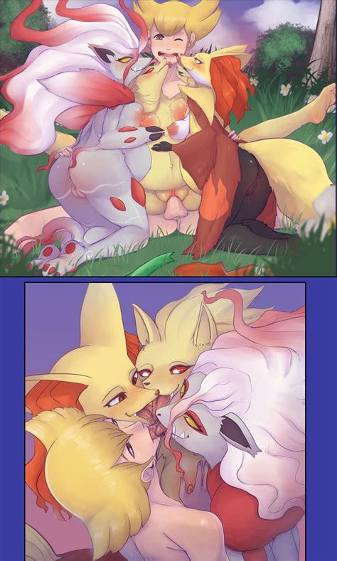 Blindneko Barry Pokemon Delphox Hisuian Zoroark Ninetales Zoroark Nintendo Pokemon