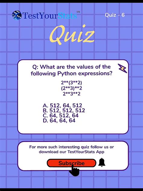 Comment Your Answer Shorts Quiz Statistics Datascience Python