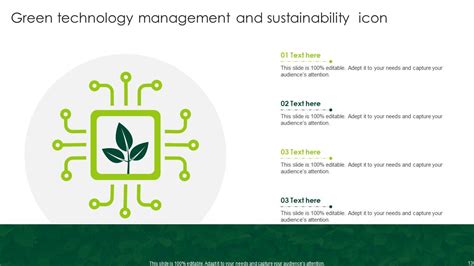 Green Technology Powerpoint Ppt Template Bundles Ppt Template