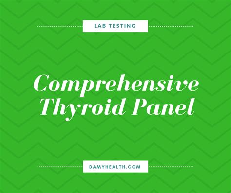 Comprehensive Thyroid Panel DAMY Health Online Health Wellness Centre