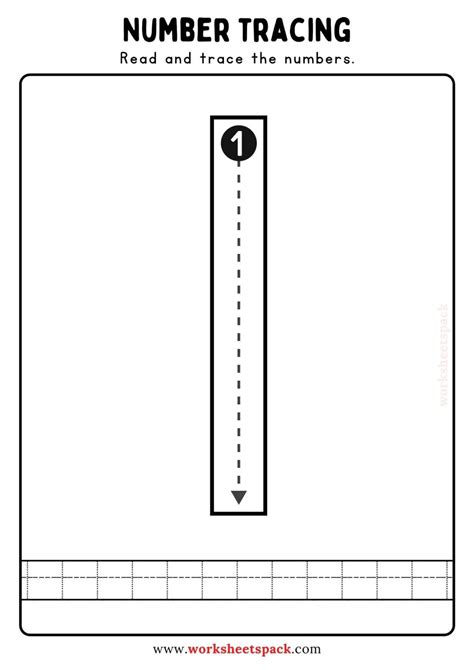 Tracing Numbers Free Printable Worksheetspack