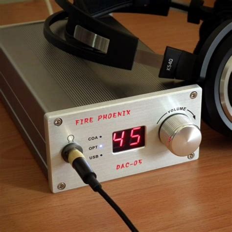 Dac Decoder Hifi Headphone Amplifier Usb 192k 24bit Opa2604 Cs3310 Cs4398 Fire Phoenix Dac 05