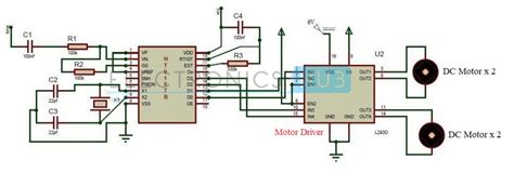 How To Build Dtmf Mobile Controlled Robotic Vehicle Without Microcontroller Electronicshub