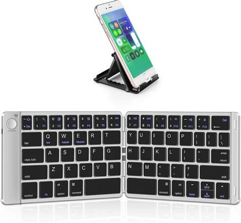 Amazon Samsers Foldable Bluetooth Keyboard Portable Wireless Keyboard With Stand Holder