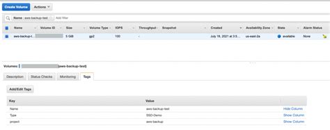 How To Retain Resource Tags In Aws Backup Restore Jobs Aws Storage Blog