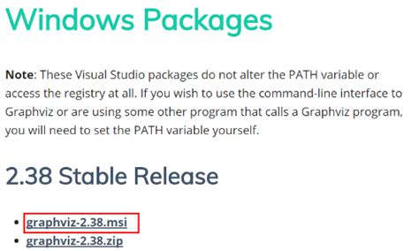 install graphviz and pygraphviz in windows 10 environment pro test