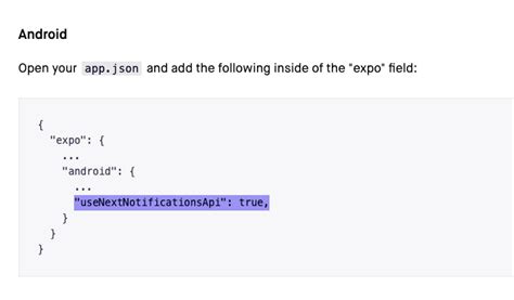 React Native Expo Android App Pushnotifications Doesn T Work In Standalone Apk Stack Overflow