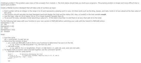 Solved Challenge Problem This Problem Uses Many Of The Chegg