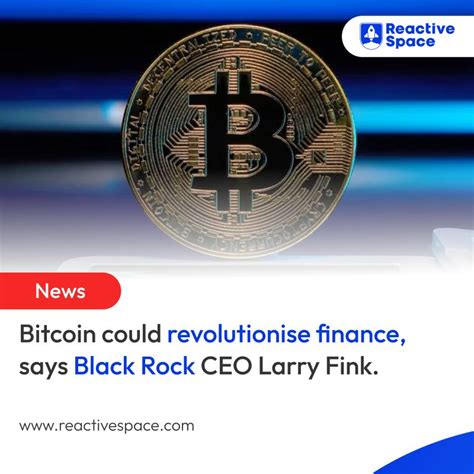 Reactive Space On Linkedin Reactivespace Blackrock Blockchain