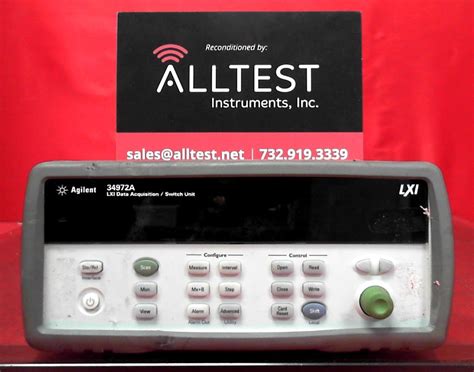 A Agilent Keysight LXI Data Acquisition Data Logger Switch Unit Alltest Instruments