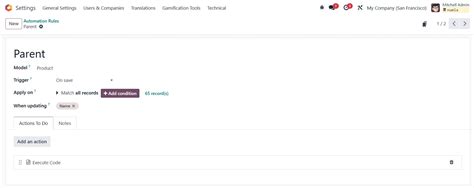 Automate Barcode Generation Using Odoo Automation Rules Numla