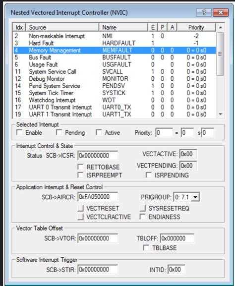 Solved Is There In Vscode A Nvic View Stmicroelectronics Community