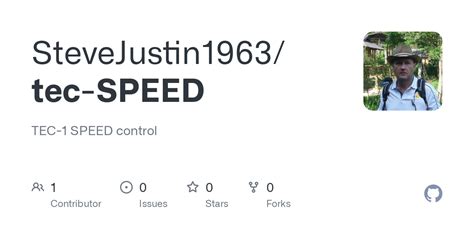 Github Stevejustin1963tec Speed Tec 1 Speed Control
