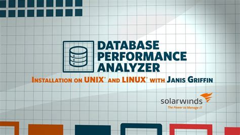 Solarwinds Database Performance Analyzer Installation On Unixlinux