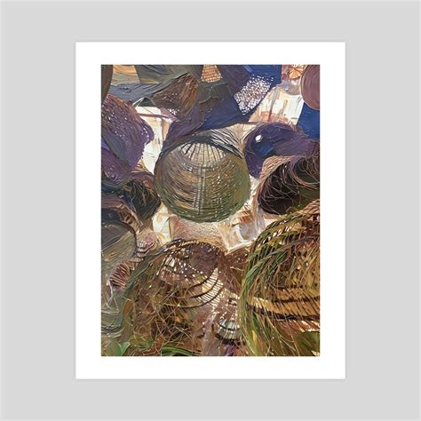 Abstract Expressionism Earth Tones And Textured Patterns An Art Print