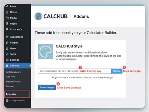 Documentation For WordPress Plugin Calculator Builder
