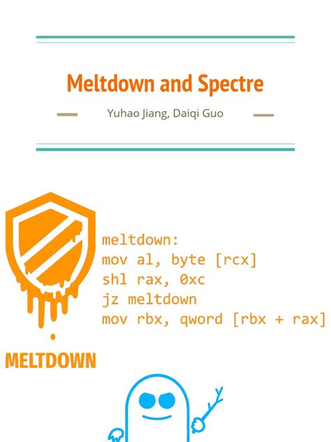 Spectre And Meltdown Pdf Operating System Technology Computer