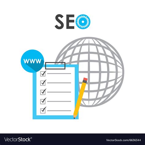 Searching Engine Optimization Royalty Free Vector Image