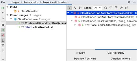 search for usages intellij idea documentation