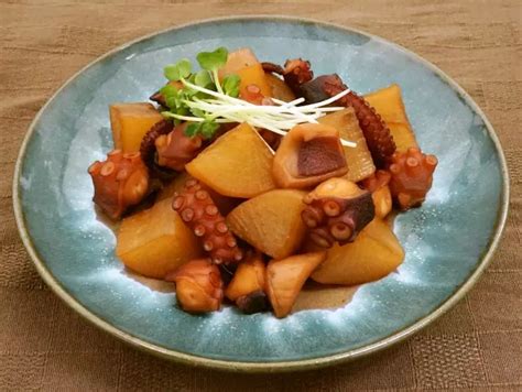 簡単！タコと大根の煮物 からし酢みその藤商店