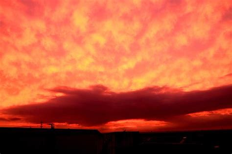 自然風光火燒雲 每日頭條
