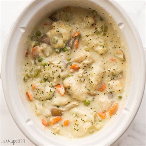 Easy Chicken Dumpling Soup Crock Pot At Marcus Lewis Blog
