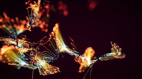 Premium Photo 3d Rendering Of A Colorful Abstract Stylish Particle