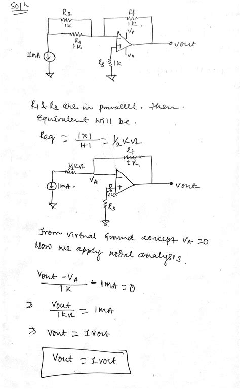 Solved Q3 Determine The Value Of Vout In Each Of The Following