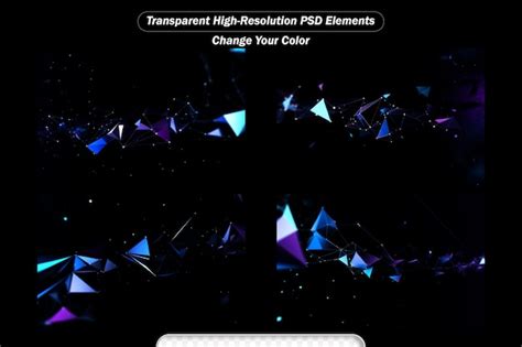 Premium Psd Abstract Polygonal Space Background With Connecting Dots