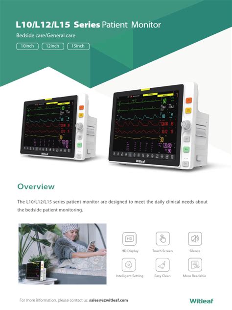 Patient Monitor Pdf Monitoring Medicine Computing
