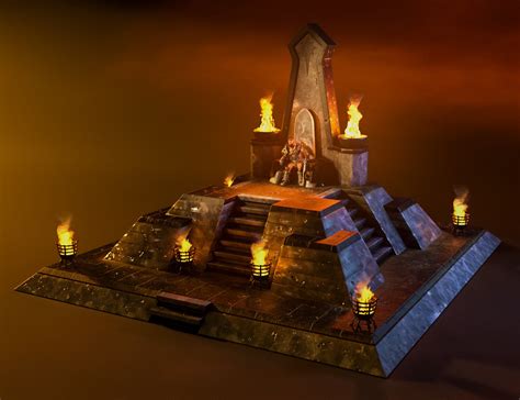 Stone Throne Daz 3d
