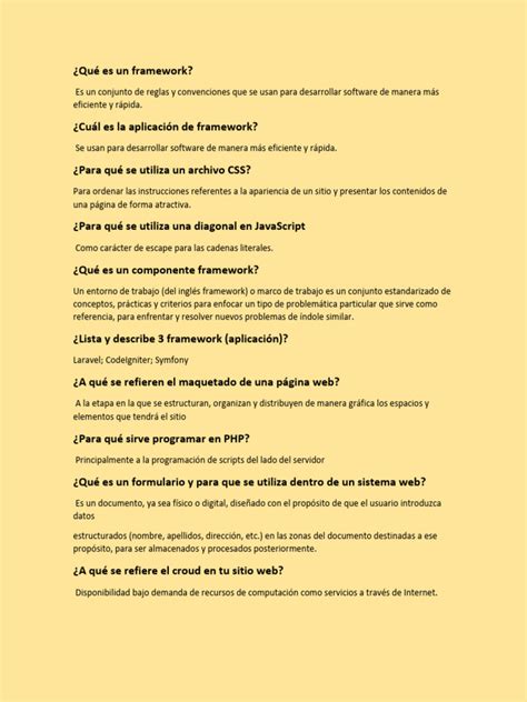 Qué Es Un Framework Pdf