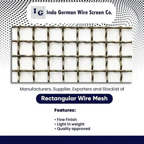 Rectangular Wire Mesh Tungsten Rectangular Wire Mesh Manufacturer From Mumbai
