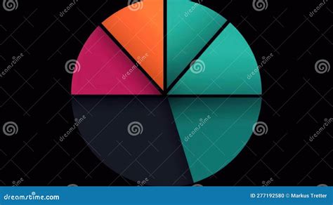 A Pie Chart Icon Representing The Graphical Representation Of Data