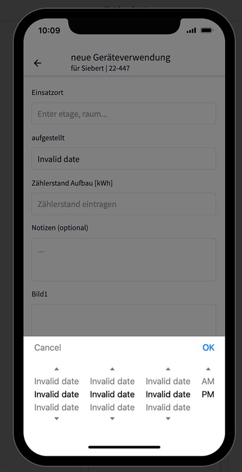 invalid date date picker regular and in forms get help adalo