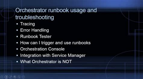 Session 3 Orchestrator Runbook Usage And Troubleshooting