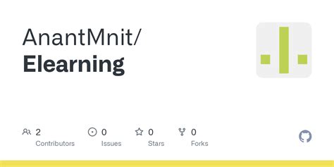 GitHub AnantMnit Elearning