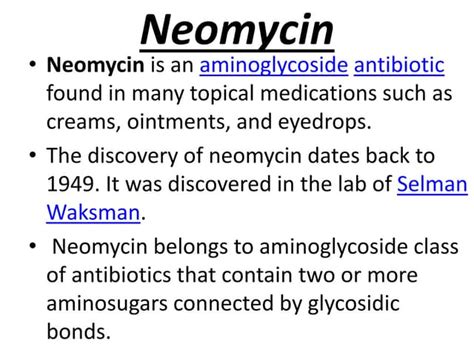 Neomycin Pptx