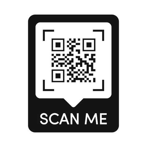 Premium Vector Qr Code Frame Black Color