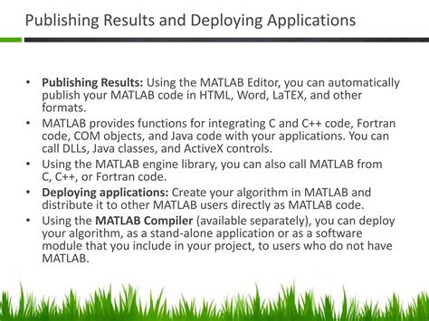 Matlab Introduction Pptx Programming Languages Computing