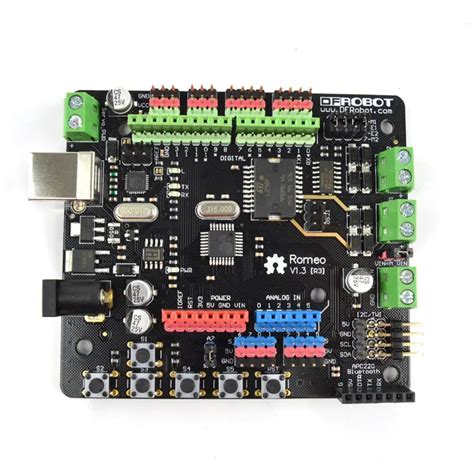 Dfrobot Romeo V1 All In One Microcontroller Atmega 328 Robotshop