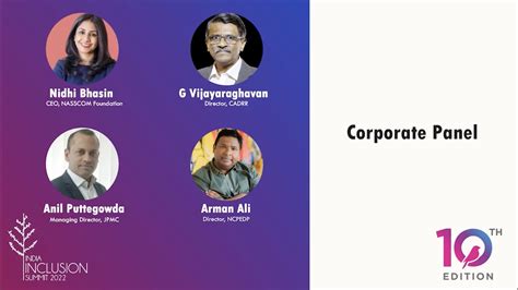 Panel Discussion At IIS 2022 India Inclusion Summit