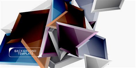 3d 효과 추상적 인 배경 템플릿을 가진 최소한의 기하학적 삼각형 0명에 대한 스톡 벡터 아트 및 기타 이미지 0명 공학