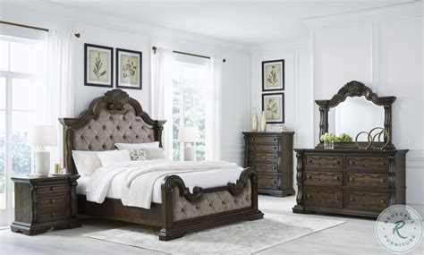 Maylee Dark Brown King Panel Bed From Ashley Furniture Coleman Furniture
