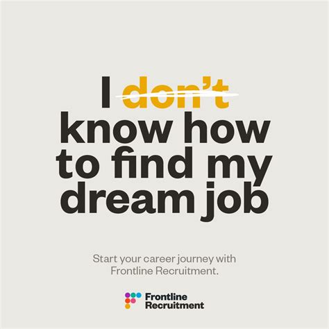 Dreamjob Jobhunting Jobs Hiring Frontline Recruitment Group