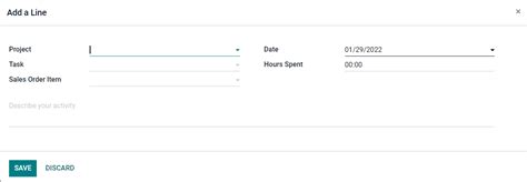 How To Record Time In The Odoo Timesheets Module