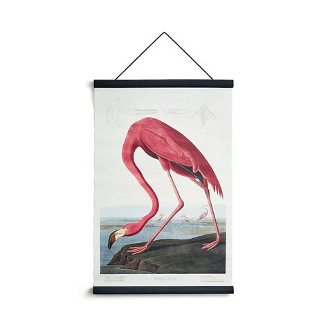 Flamingo Hanging Canvas 63cm X 43cm Dunelm